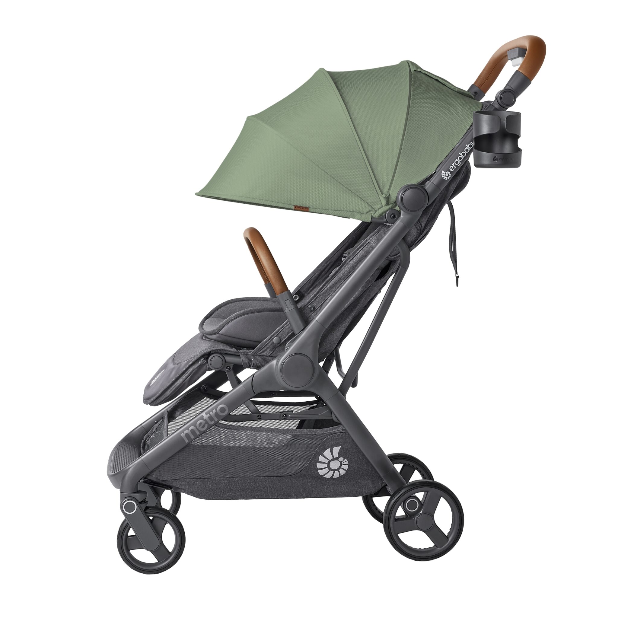 Ergobaby Metro 3 Deluxe kompaktna gradska kolica - Willow Green - Ergobaby